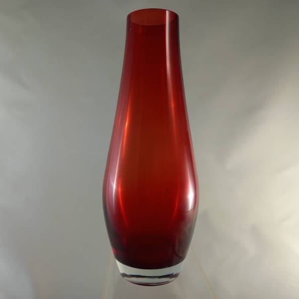 Large Red Vase - Etsy UK
