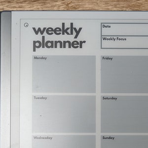 WEEKLY PLANNER II Remarkable 1 & 2 Template - Etsy