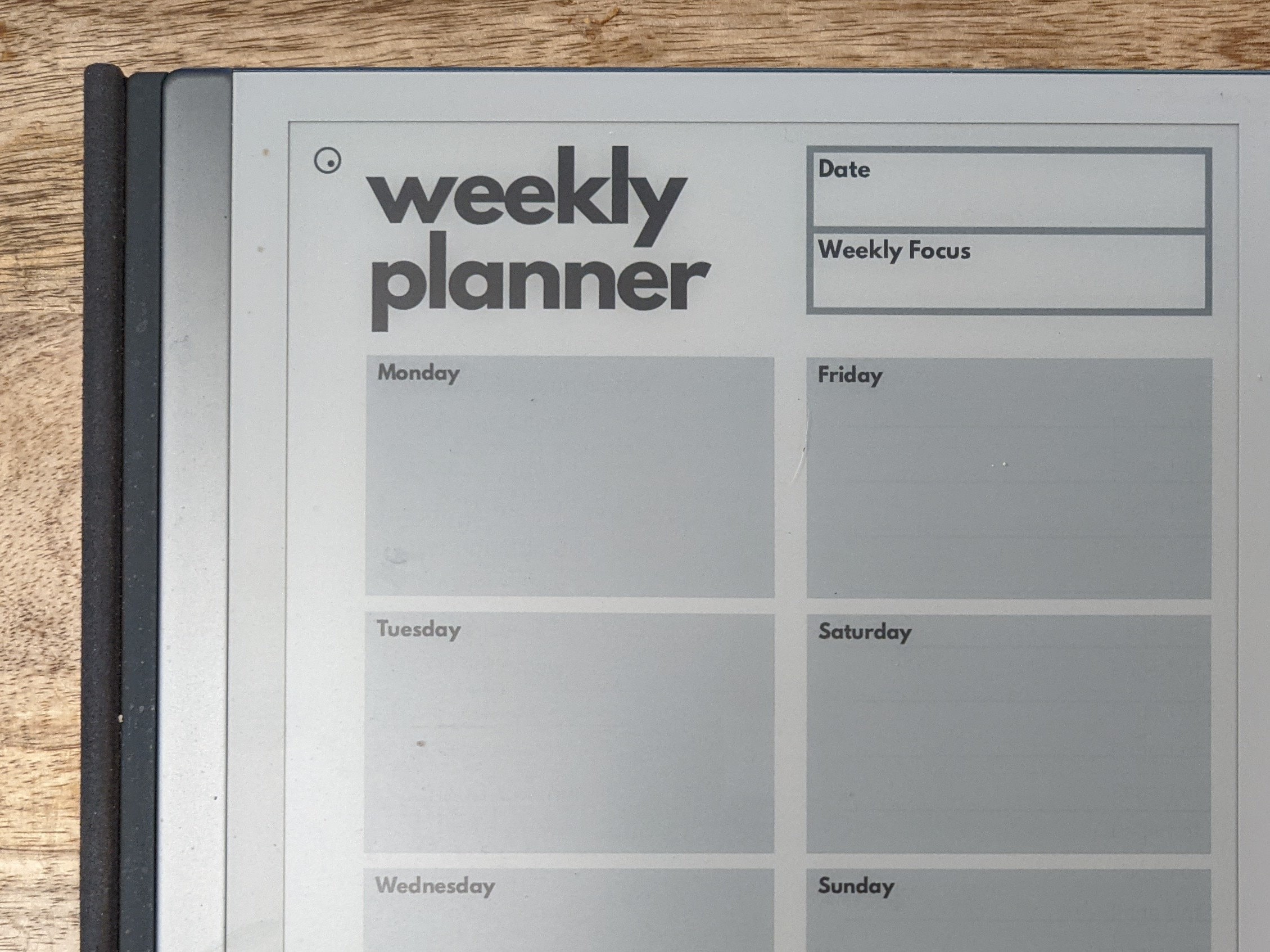 WEEKLY PLANNER II Remarkable 1 & 2 Template - Etsy