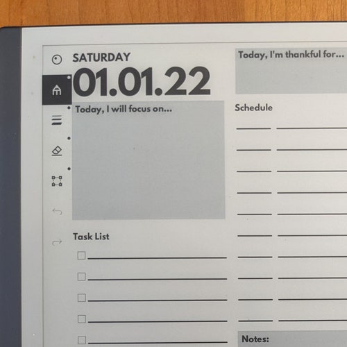 CHECKLIST Remarkable 1 & 2 Template - Etsy