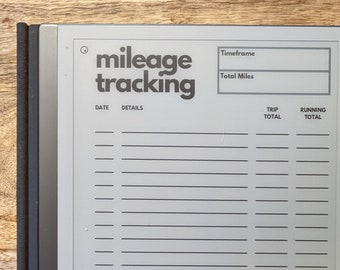 EXPENSE TRACKING Remarkable 1 & 2 Template - Etsy