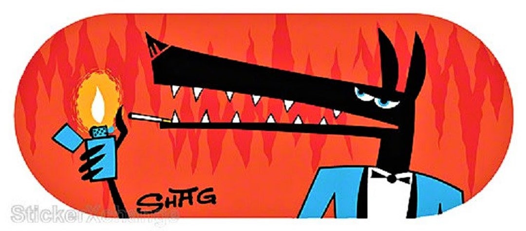 ART STICKER Gigolo Wolf by Artist Shag Decal #SH25 - Etsy