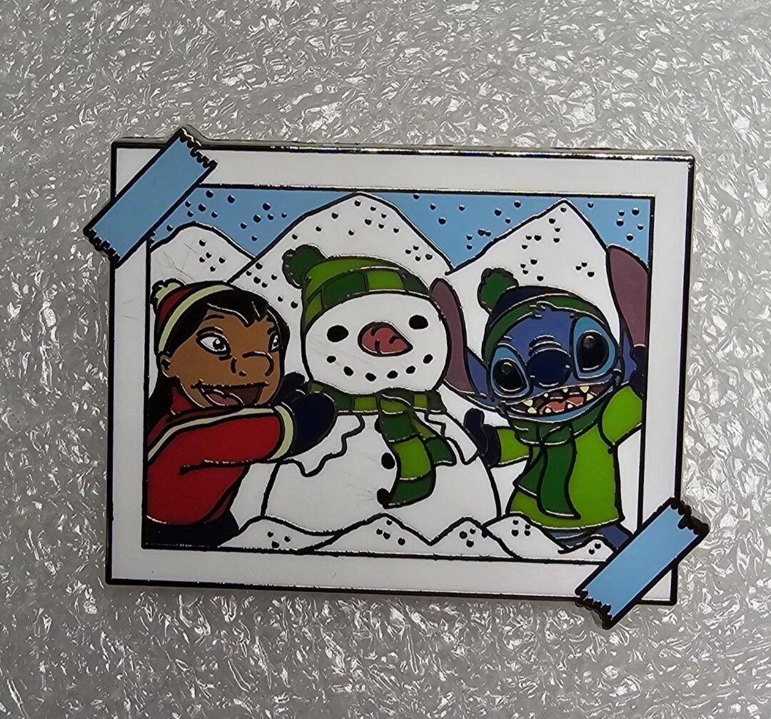 Disney Pin 163954 Lilo and Stitch Building a Snowman Stitch Photos ...