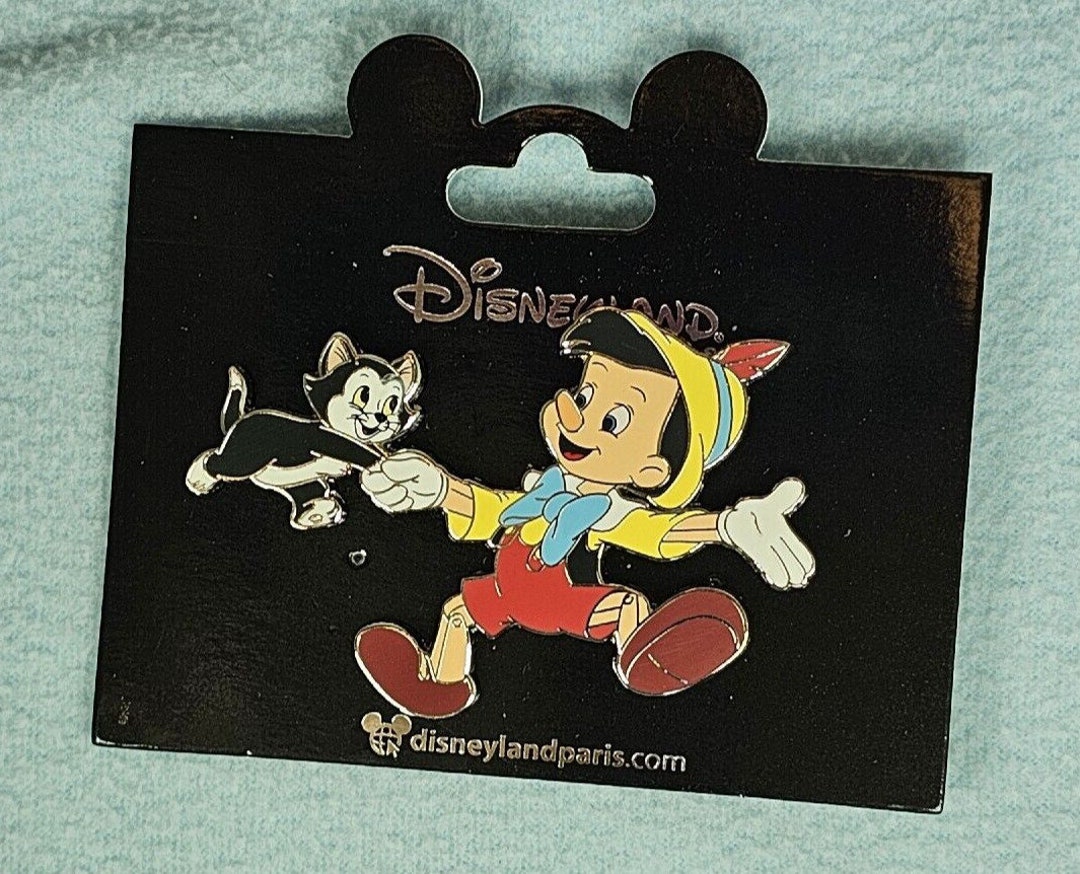 New Disney DLP DLRP Disneyland Paris Dancing Pinocchio Figaro Pin Large ...