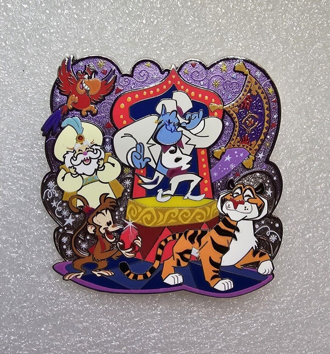 Disney Pin 154733 Genie, Sultan, Abu, Rajah and Iago Supporting Cast ...