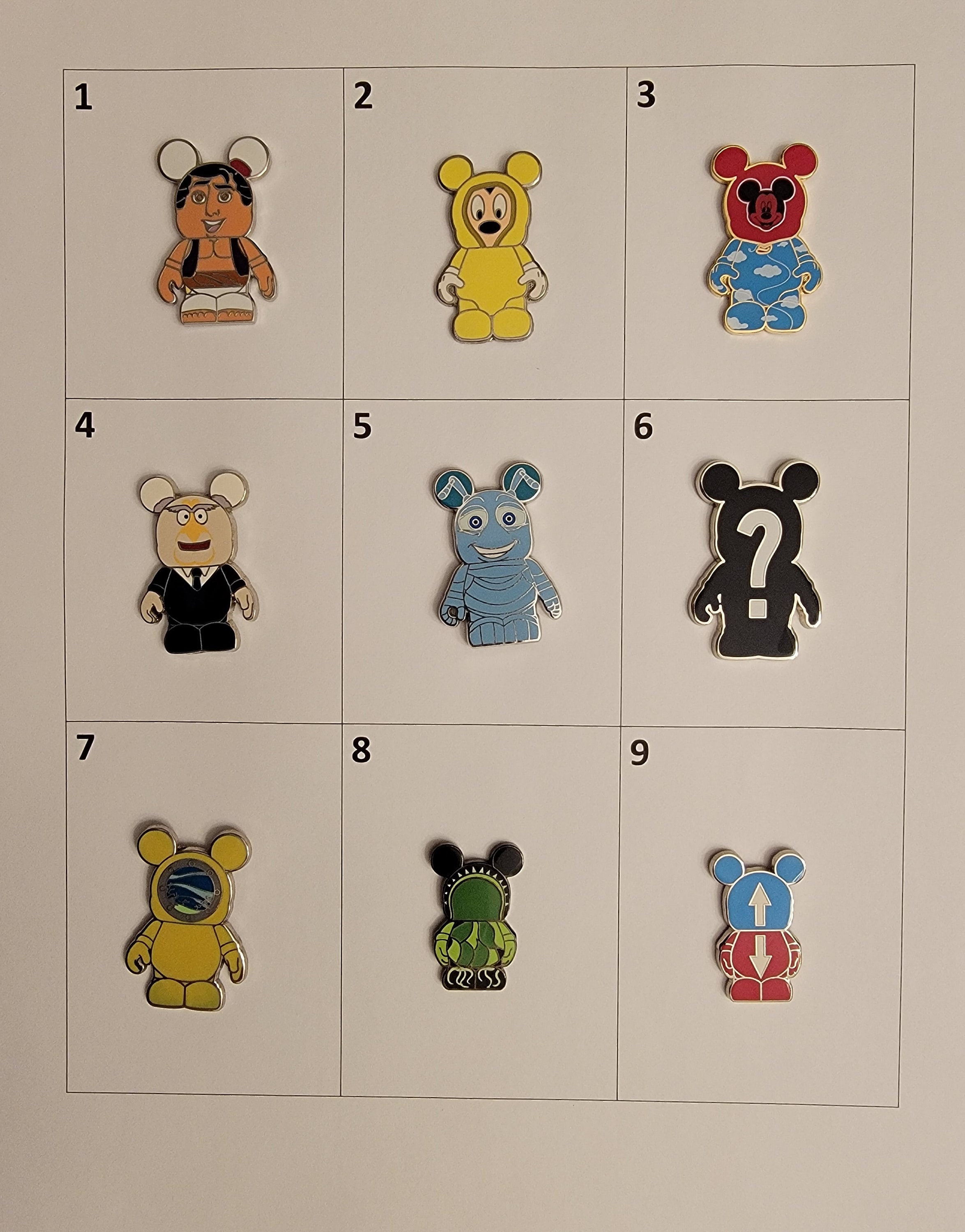 Vinylmation Disney Pins Create a Lot Pins Aladdin Mickey - Etsy