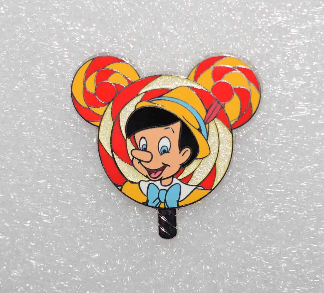 Disney Pin HKDL Hong Kong Disneyland - Lollipop Mystery - Pinocchio - Etsy