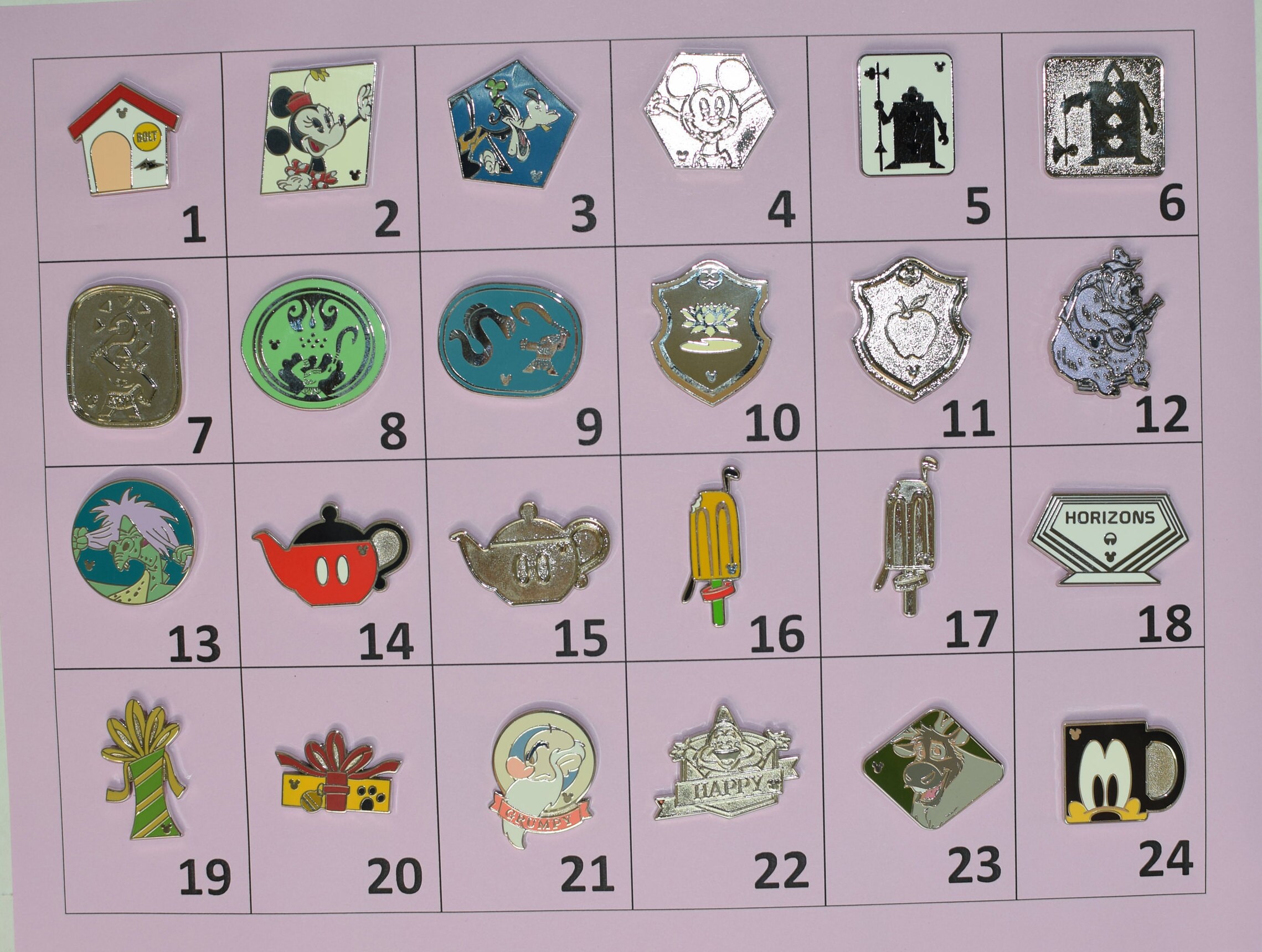 Hidden Mickey Pins 2022