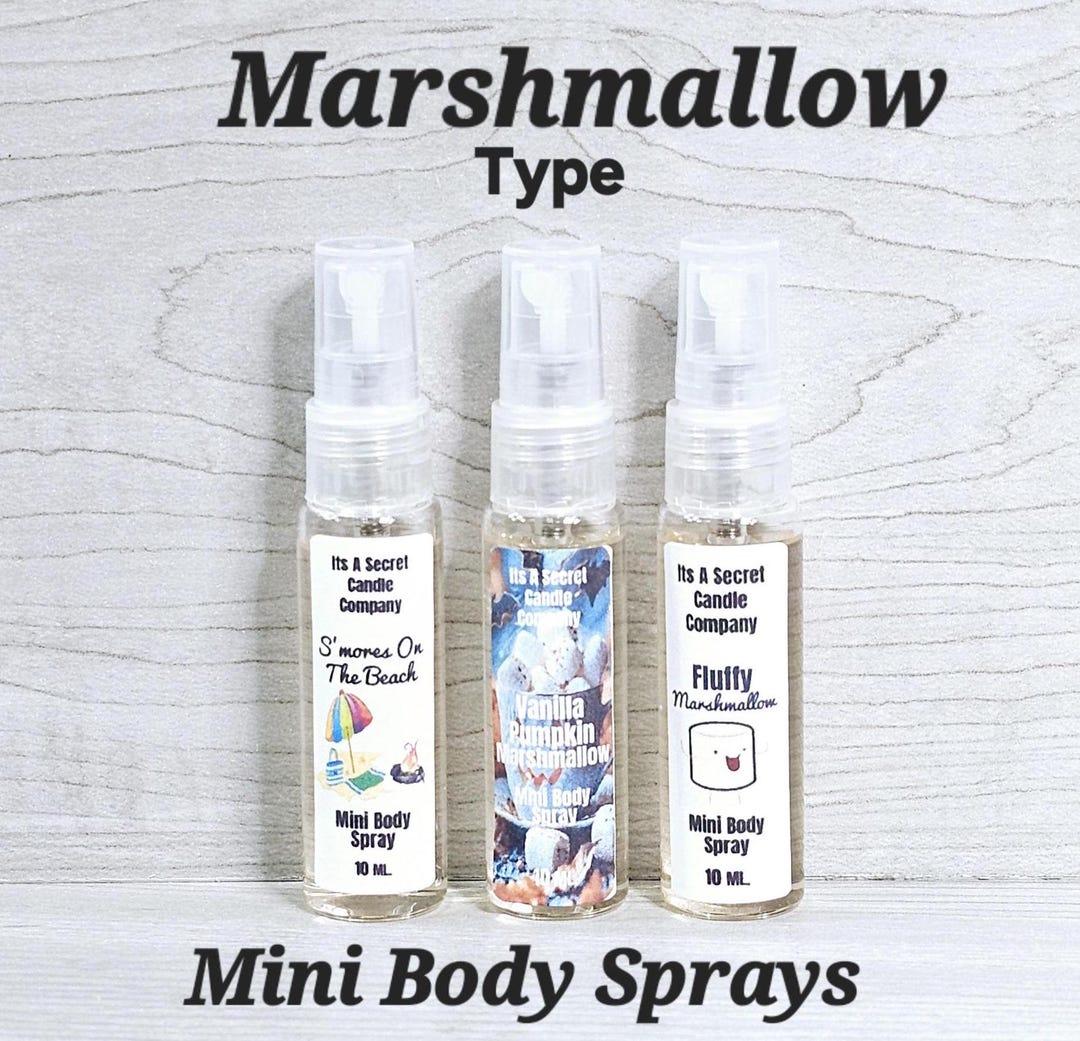 Marshmallow Body Spray, Perfume Samples, Marshmallow Perfume, Smores ...