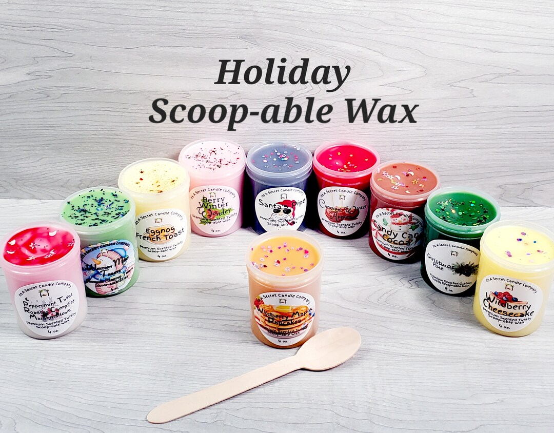 Peppermint Wax Melts, Scoopable Wax Melts, Winter Wax Melts, Cozy ...