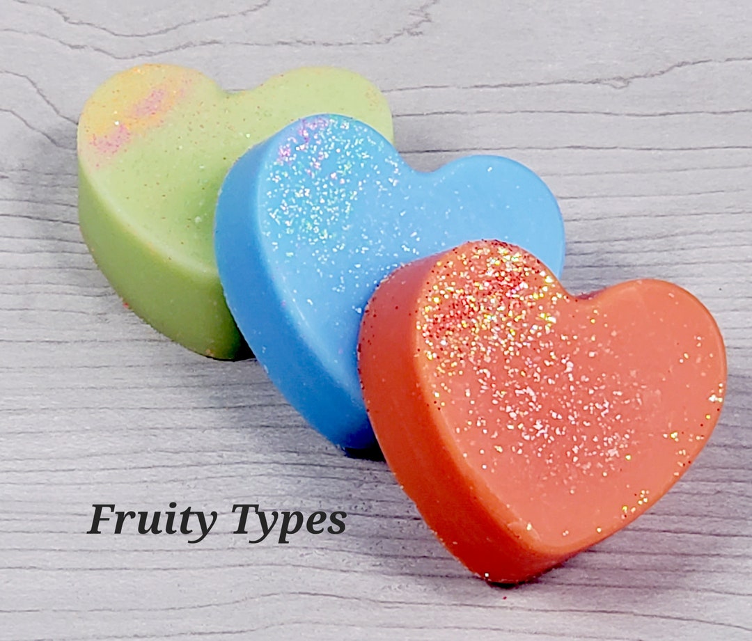 Heart Wax Melts, Strong Wax Melts, Wax Melt Samples, Pick Me up Gift, Cheer up Gifts, Peach ...