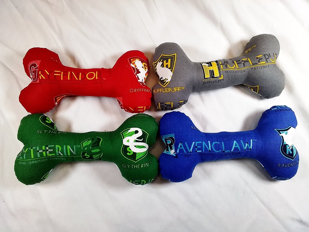 Squeaky Plush Dog Bone Puppy Toy - Etsy