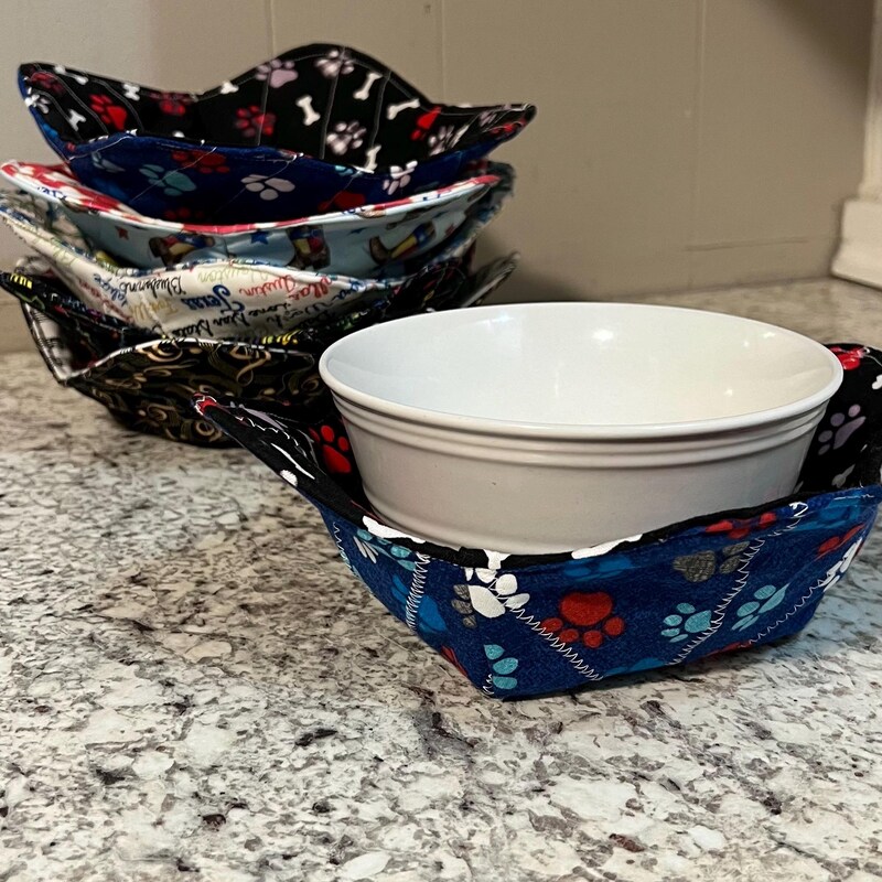 Quilted Bowl Cozy - Etsy