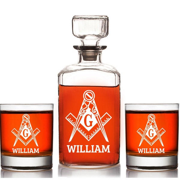 Masonic Decanter - Etsy