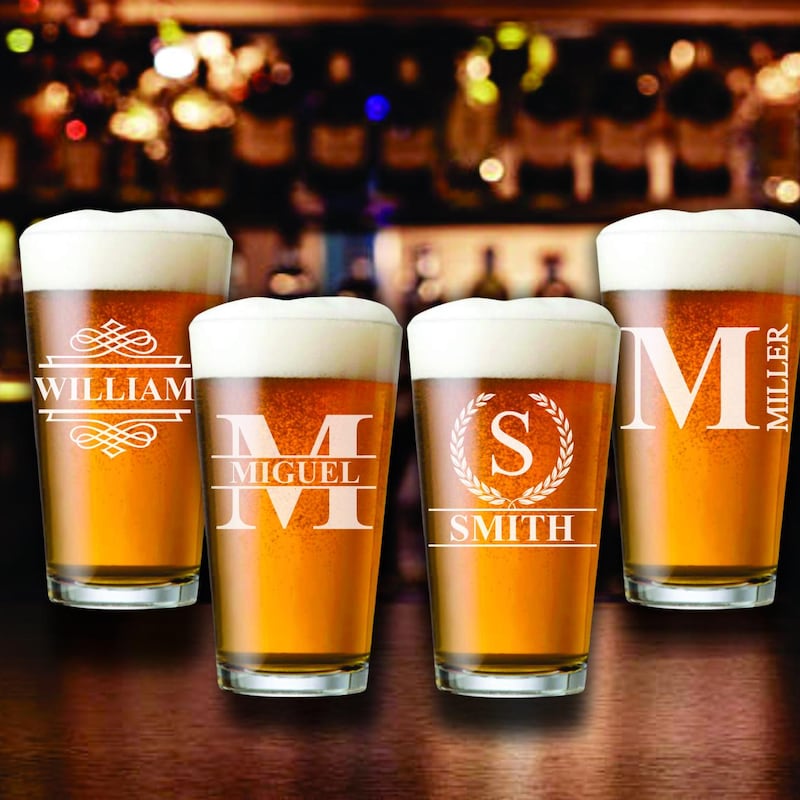 Custom Beer Glasses - Etsy