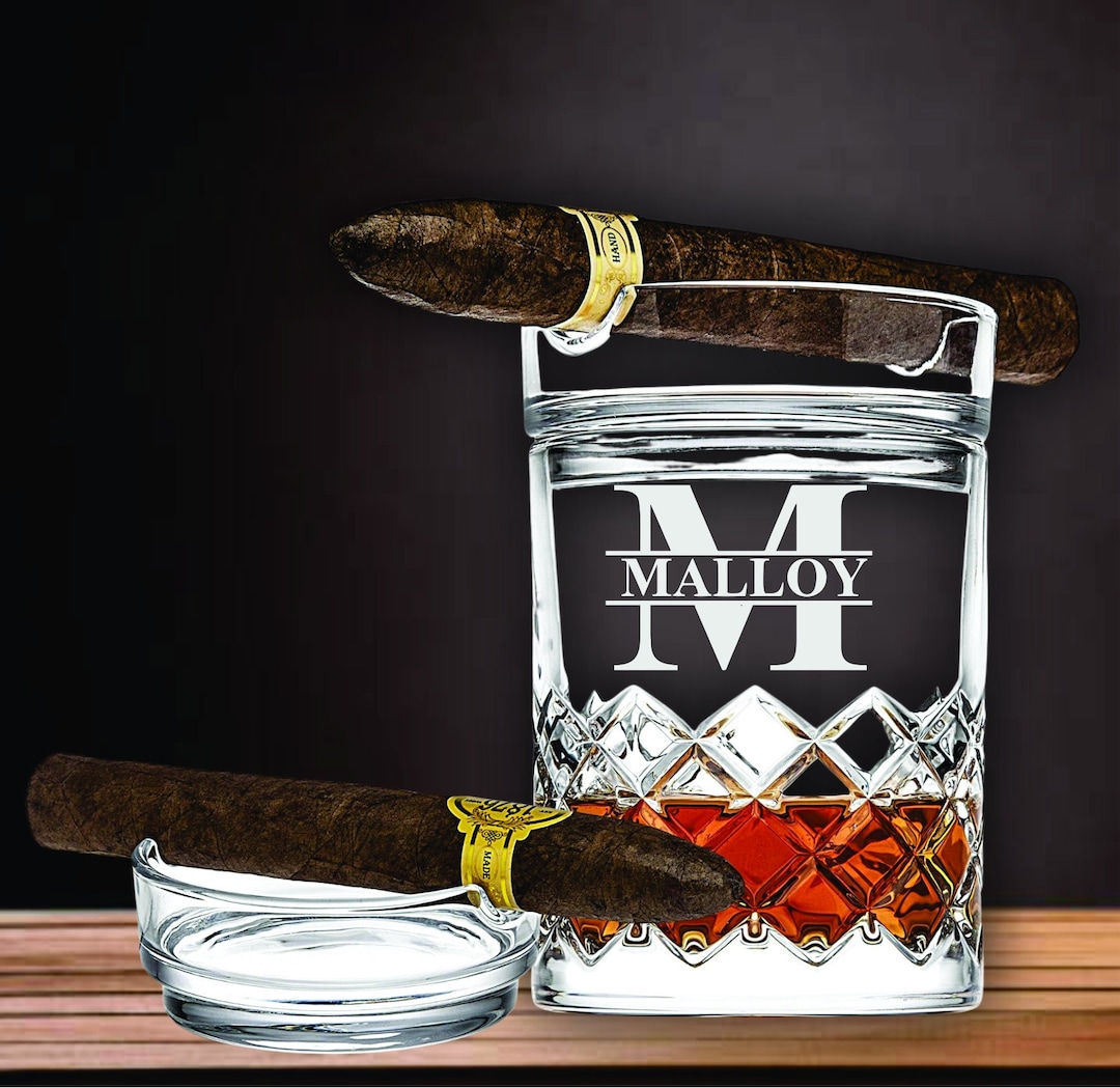 Cigar Aficianado Gifts, Bourbon and Whiskey Glasses, Cigar Ashtray ...
