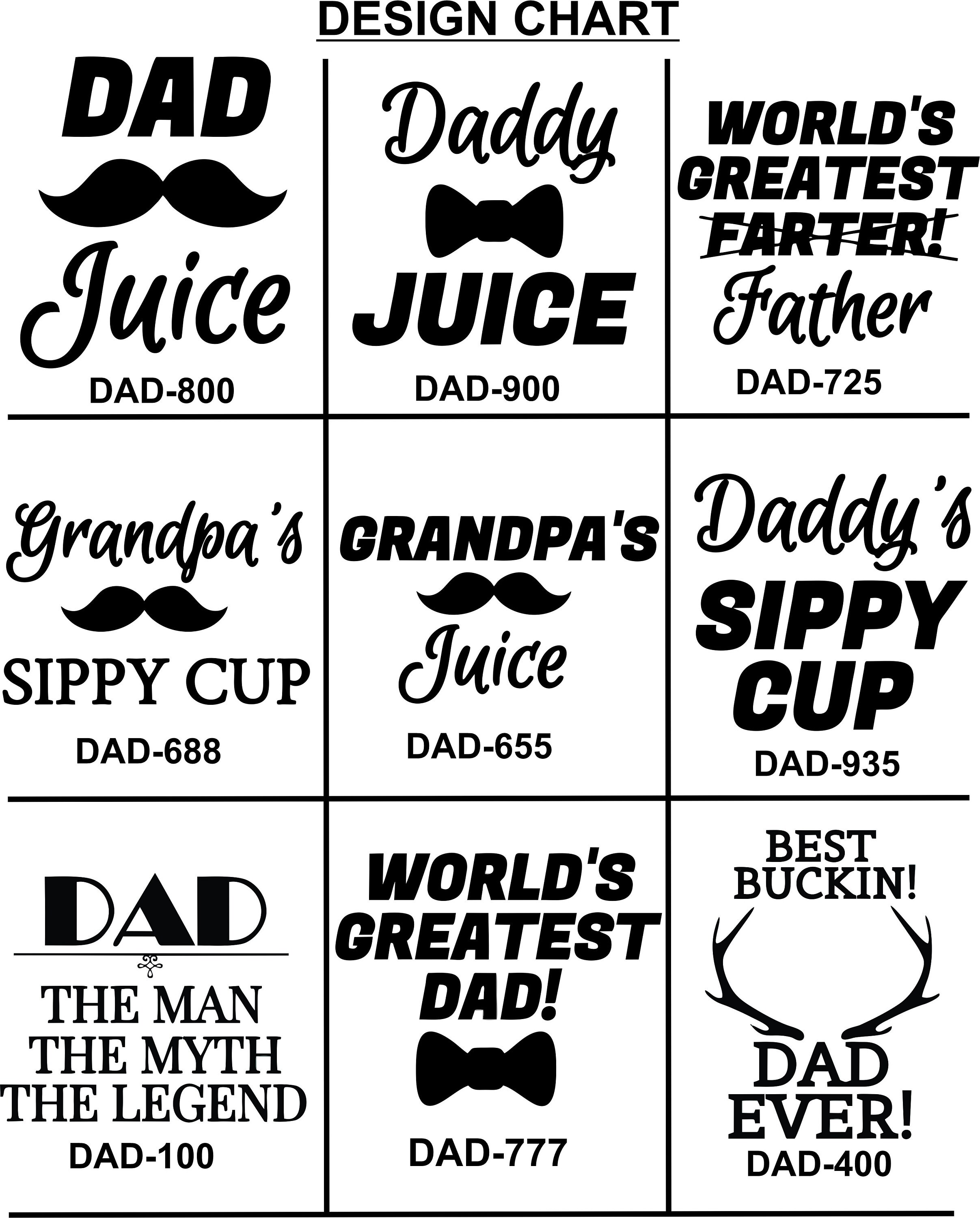 Dad Juice Father's Day Beer Mug Glass, Daddy Juice Custom Fathers Day ...