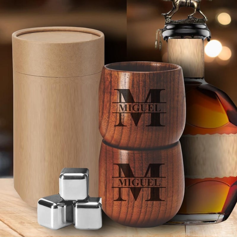 Charred Bourbon Wood Cups - Etsy