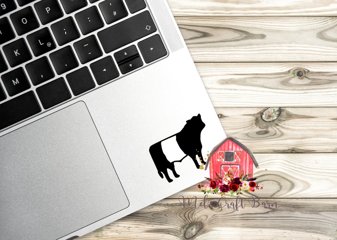 Belted Galloway Cow, Car Decal, Cow Window Decal, Vinyl Sticker, Oreo ...