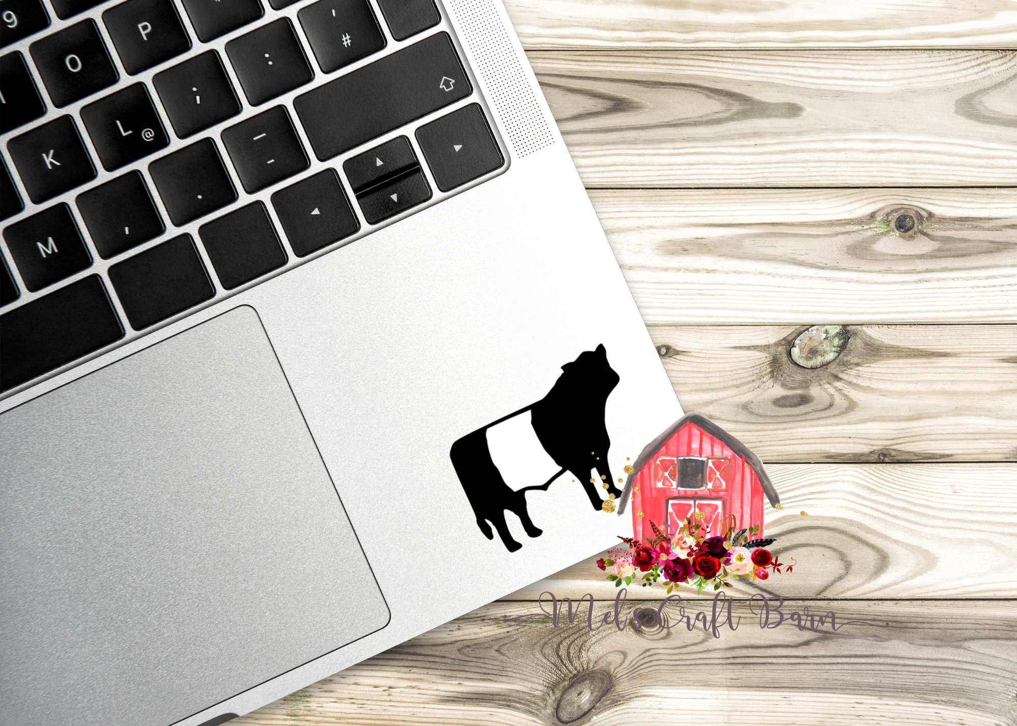 Belted Galloway Cow, Car Decal, Cow Window Decal, Vinyl Sticker, Oreo ...