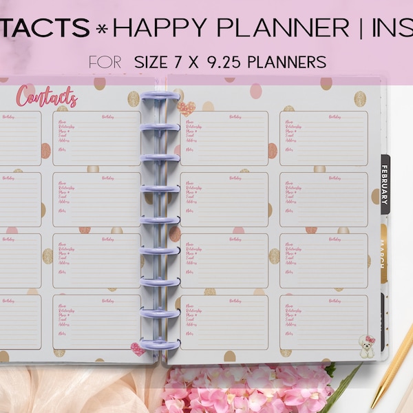 Polka Dot Planner - Etsy