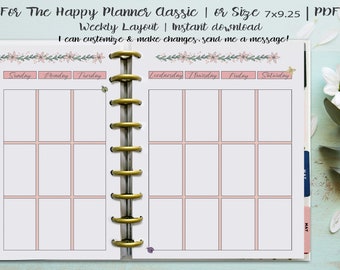 HAPPY PLANNER PRINTABLE Planner Bundle / Inserts 7 X 9.25 - Etsy
