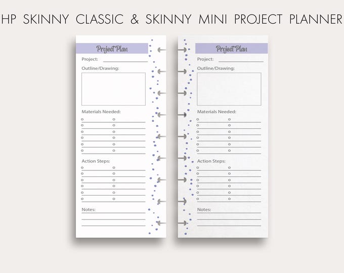 PRINTABLE - CLASSIC Happy Planner Reading Log | Happy Planner Insert ...