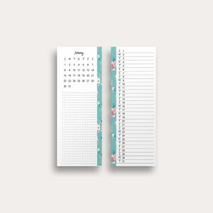 Editable Happy Planner Monthly Printable: Skinny Mini & Classic (PDF ...