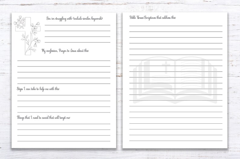 Bible Study Letter Size | Bible Study Planner Printable | Big Happy ...