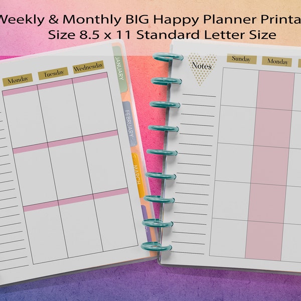 Happy Planner Big - Etsy