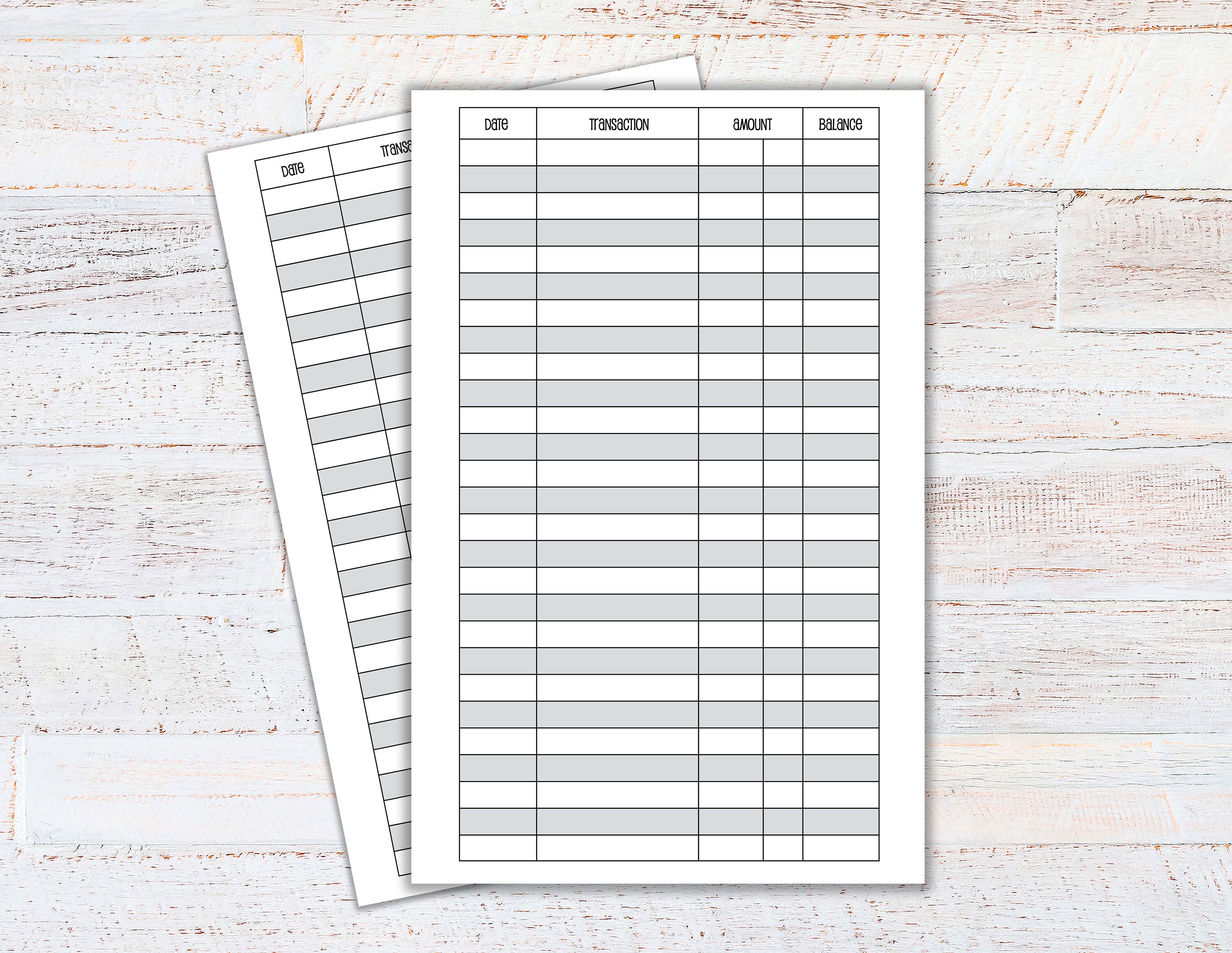 Finance Tracker Printable Half Letter Pocket Size - Etsy