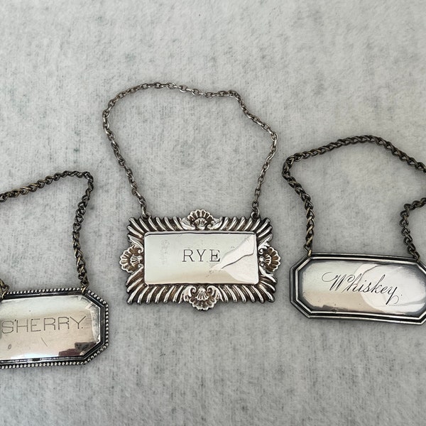 Decanter Tags - Etsy