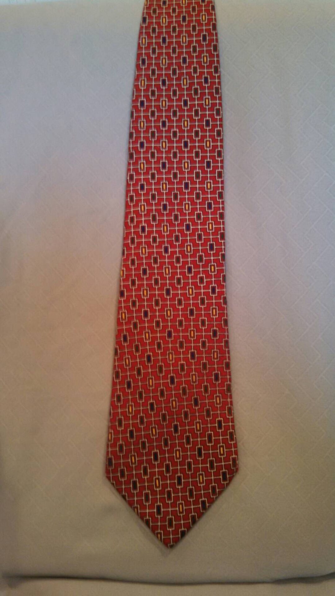 Red Power Tie: 100% Silk - Etsy
