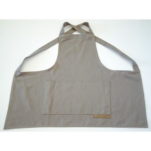 Basic Gray Apron, 2 Pockets for Chefs,grill Lovers,bartender,baristas ...