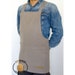 Basic Gray Apron, 2 Pockets for Chefs,grill Lovers,bartender,baristas ...