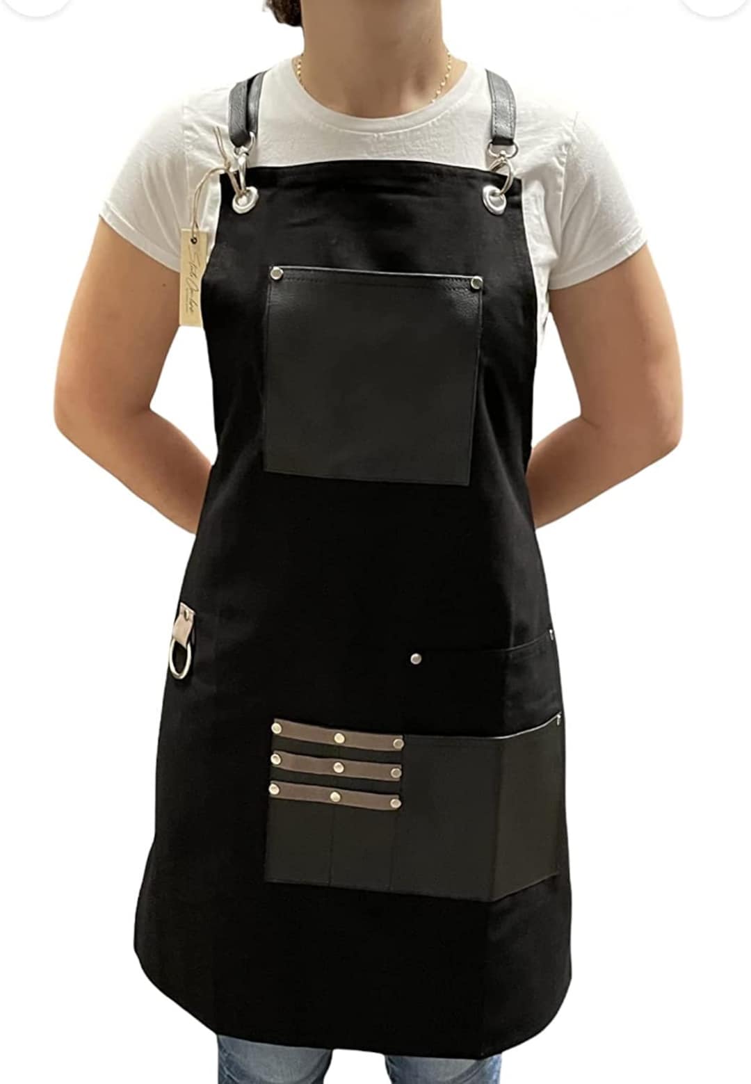 Black Duty Design Apron Baristas-hairdresser-barbers-tattooers-make up ...
