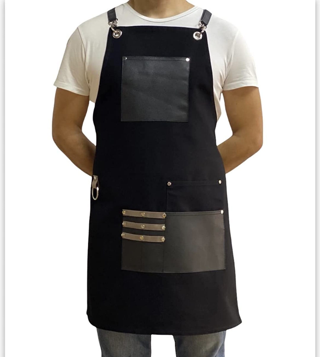 Black Duty Design Apron - Etsy