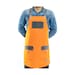 Orange Design Apron W/ Straps and Pockets Baristas-hairdresser-barbers ...