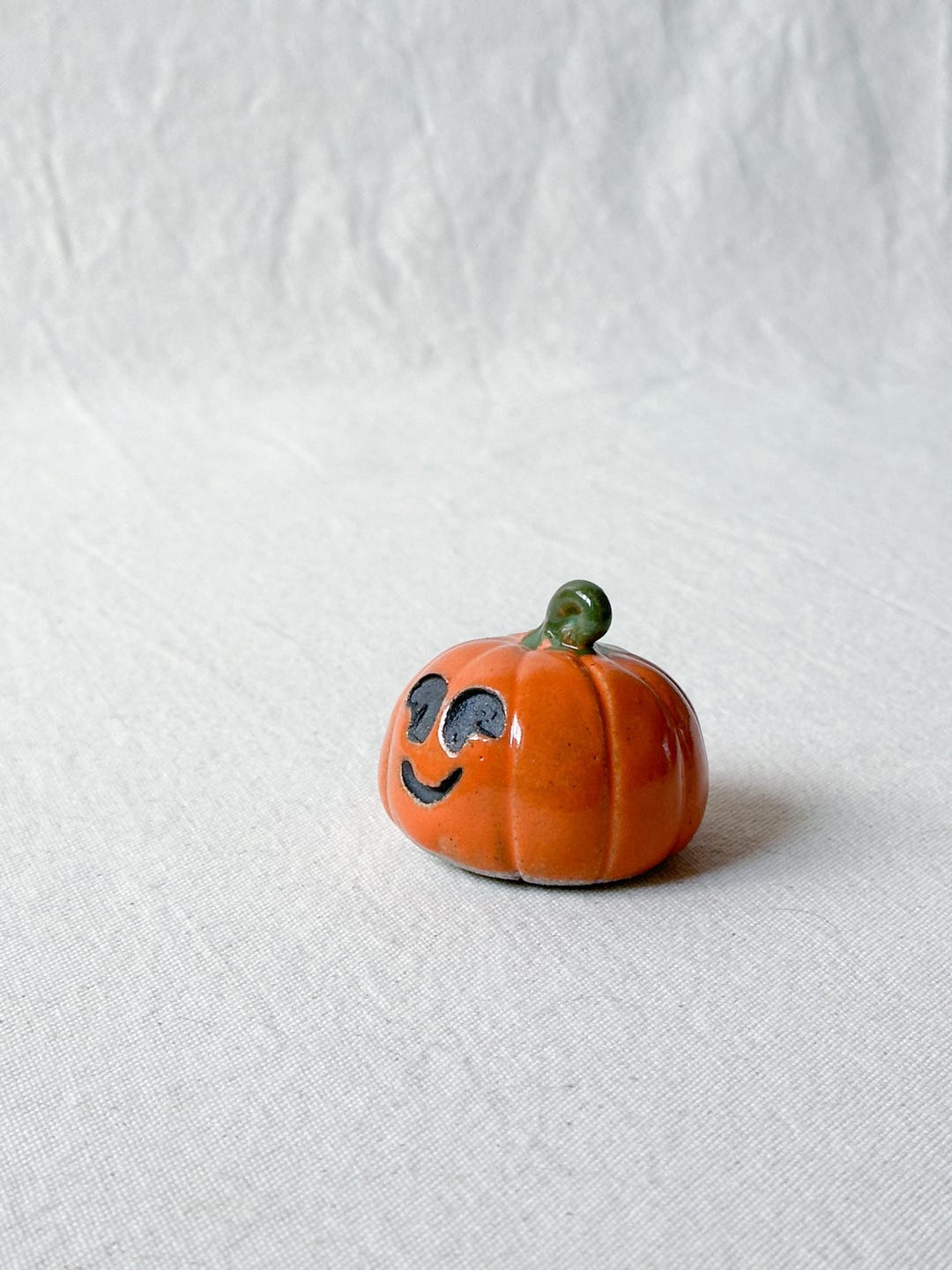 Ceramic Pumpkin, Jack-olantern, Tiny Pumpkin, Halloween Decor, Pumpkin ...