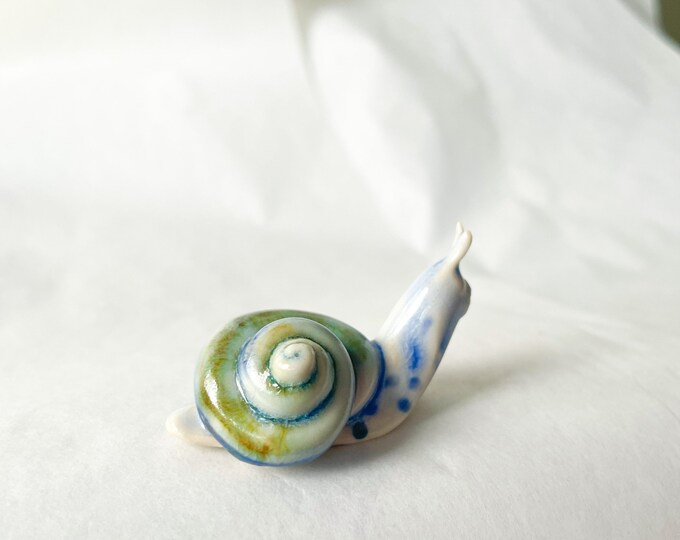 Snail Sculpture, Cute Snail, Ceramic Snail, Snail Figurine, Ceramic Art ...