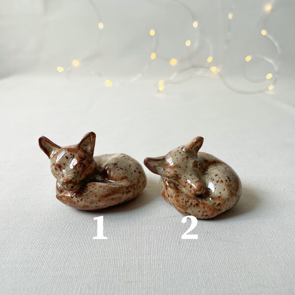 Ceramic Fox - Etsy