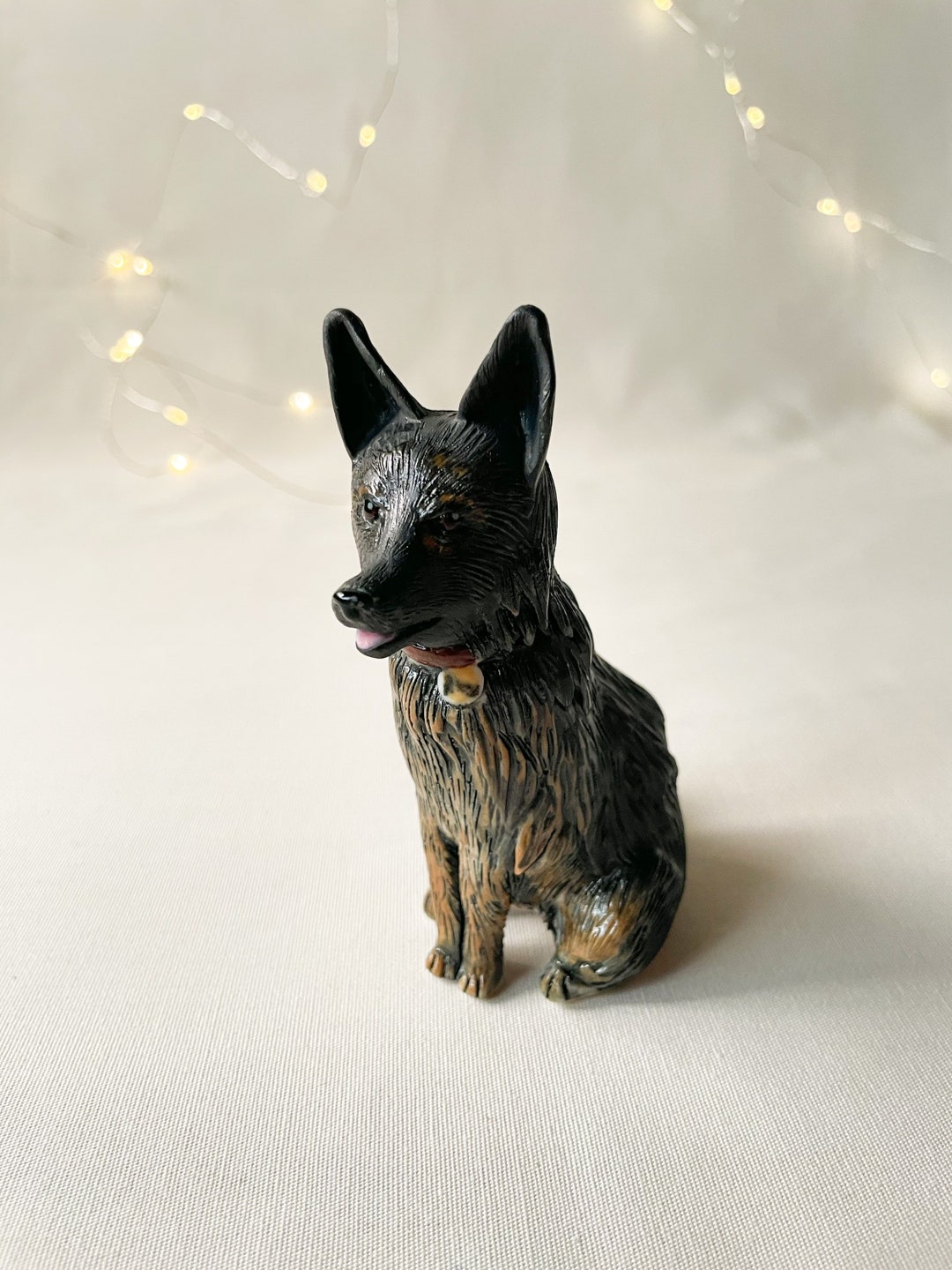 Sitting Dog Figurine Ceramic Dog Dog Figurine Dog - Etsy