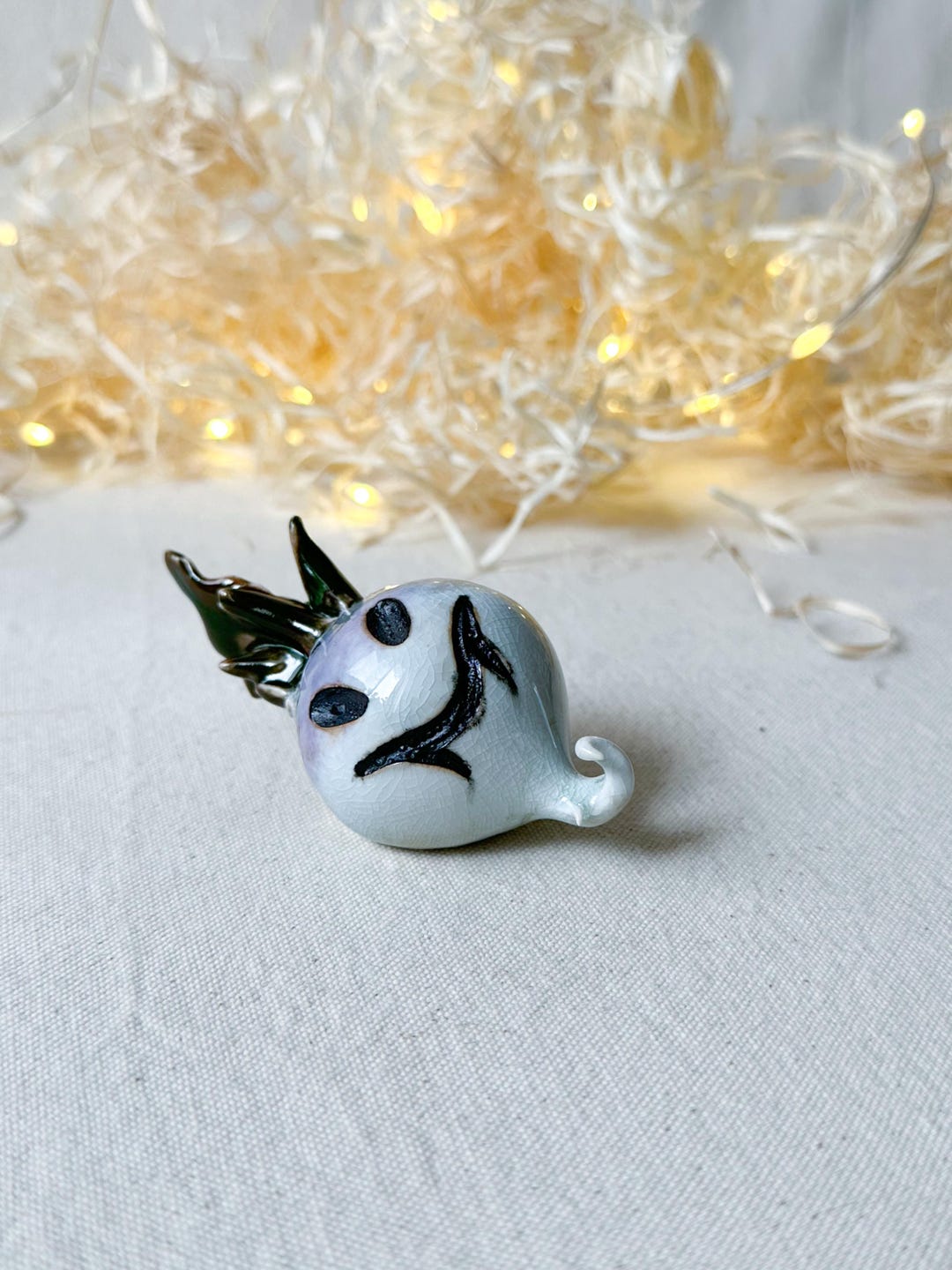 Jack-olantern Figurine, Samhain , Halloween Turnip, Ceramic Turnip ...