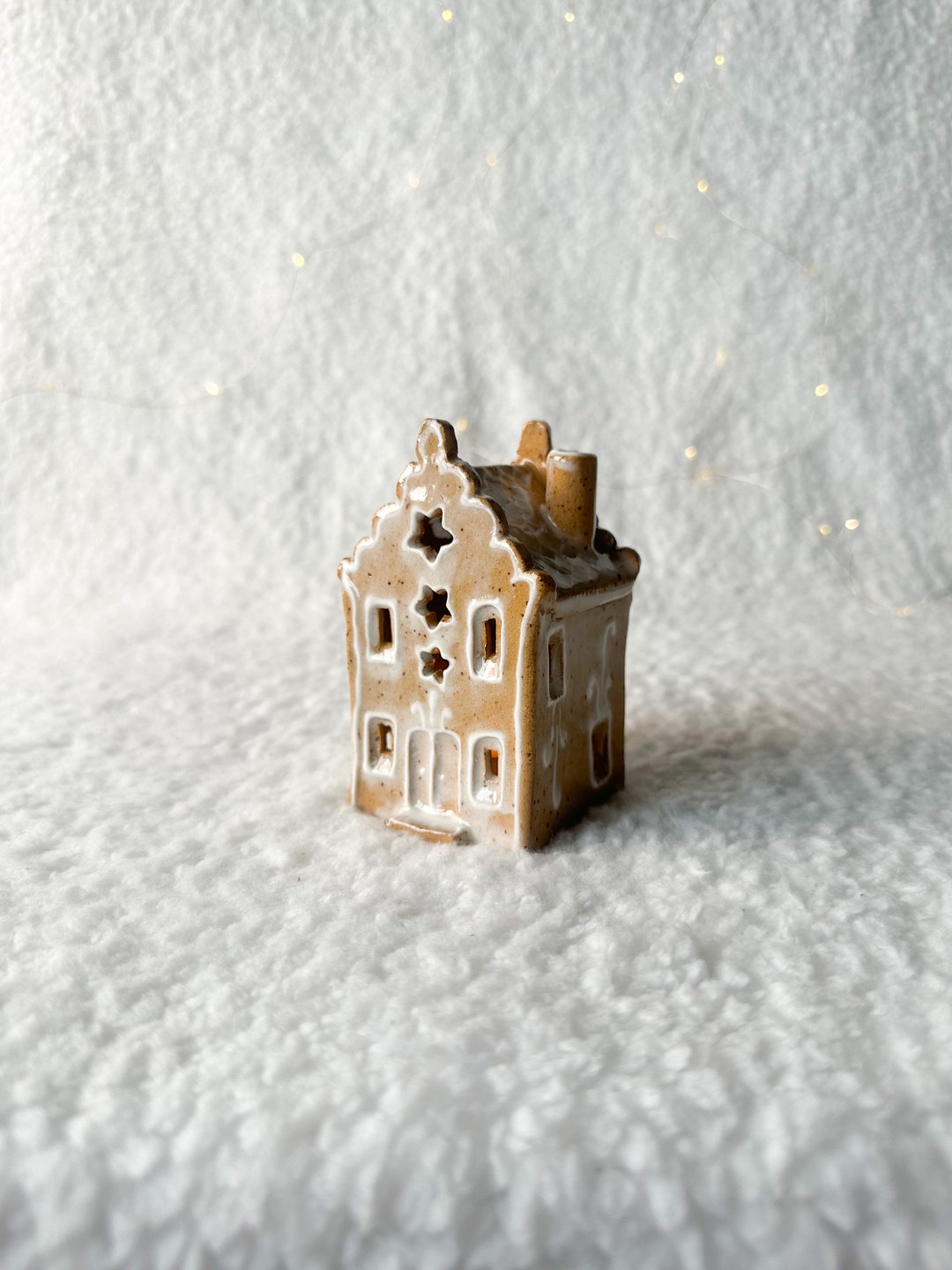 Christmas Cottage Gingerbread House Tealight Holder - Etsy