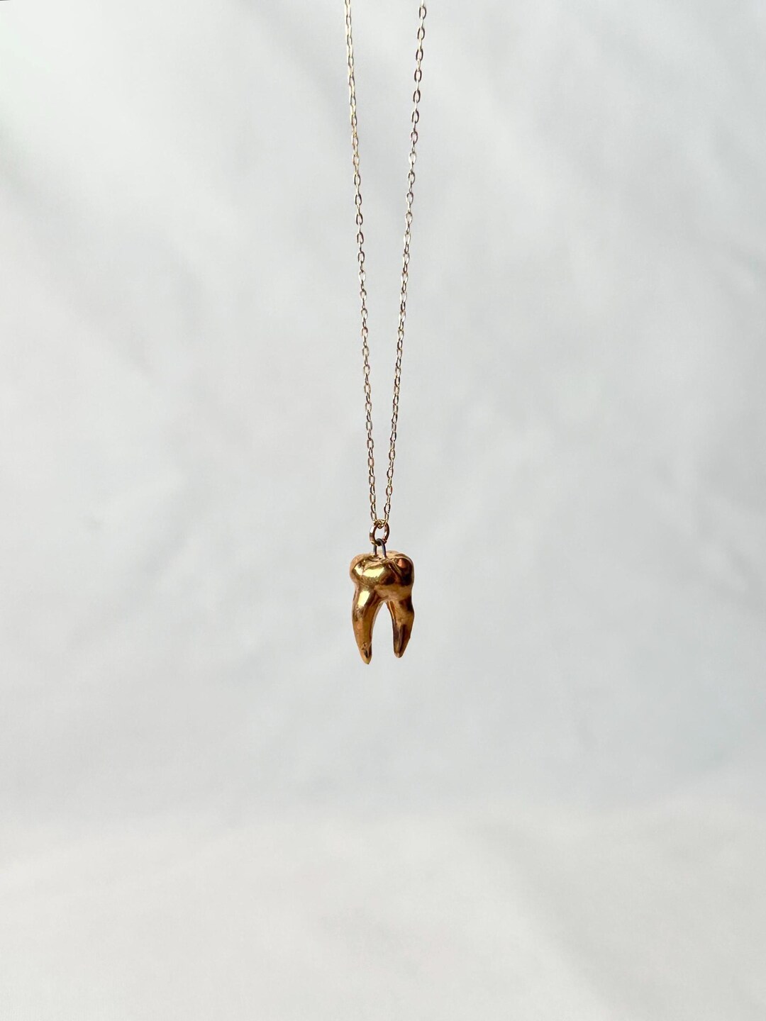 Human Tooth Necklace, Porcelain Tooth Necklace, Silver Necklace ...