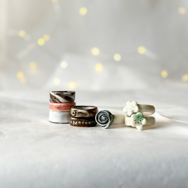 Ceramic Ring - Etsy