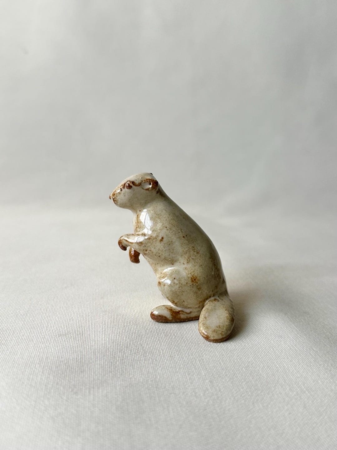 Beaver, Ceramic Beaver, Ceramic Figurine, Clay Beaver, Beaver Figurine ...