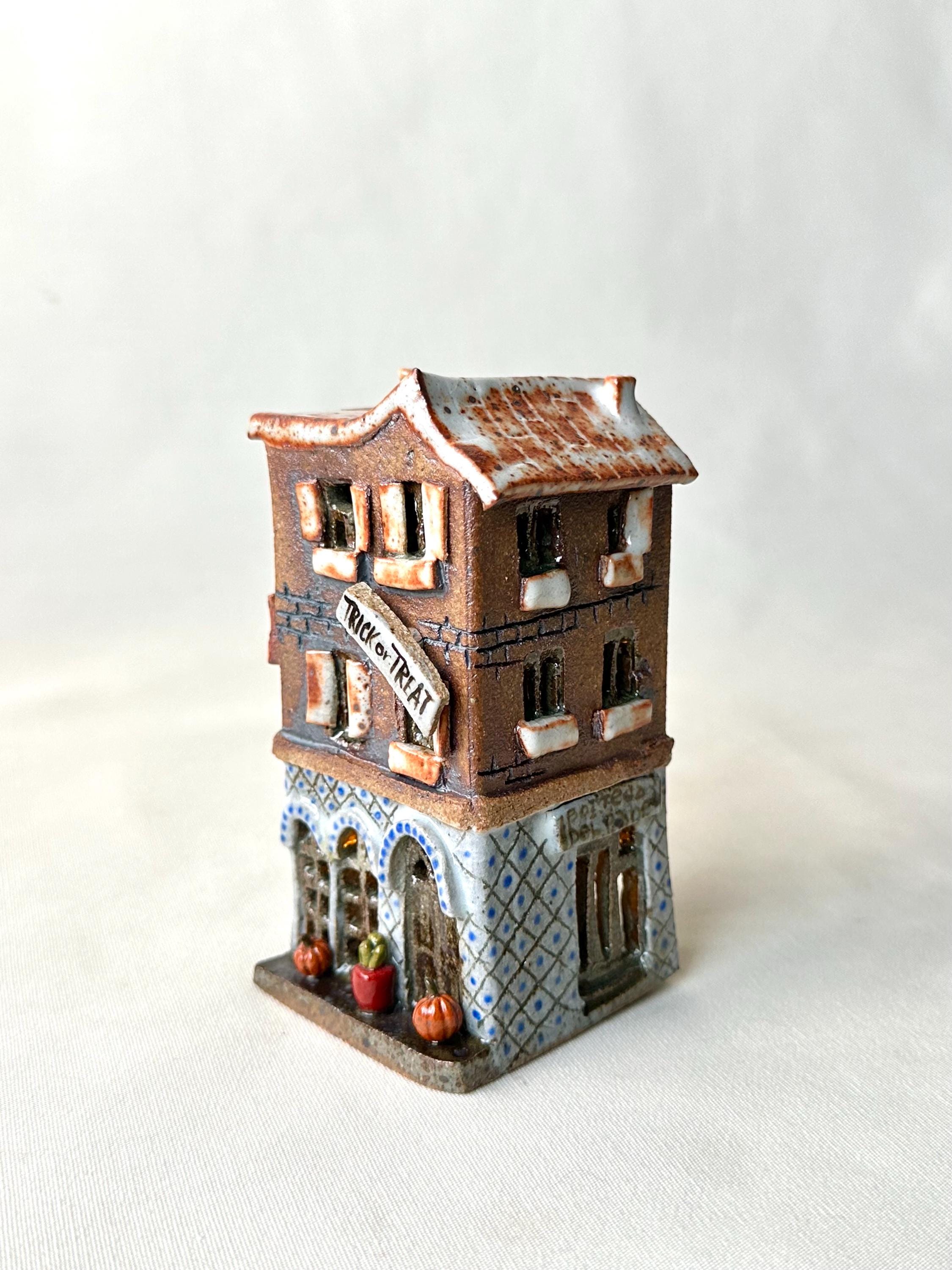 Spooky House, Little House Lantern, Italian House, Halloween House ...