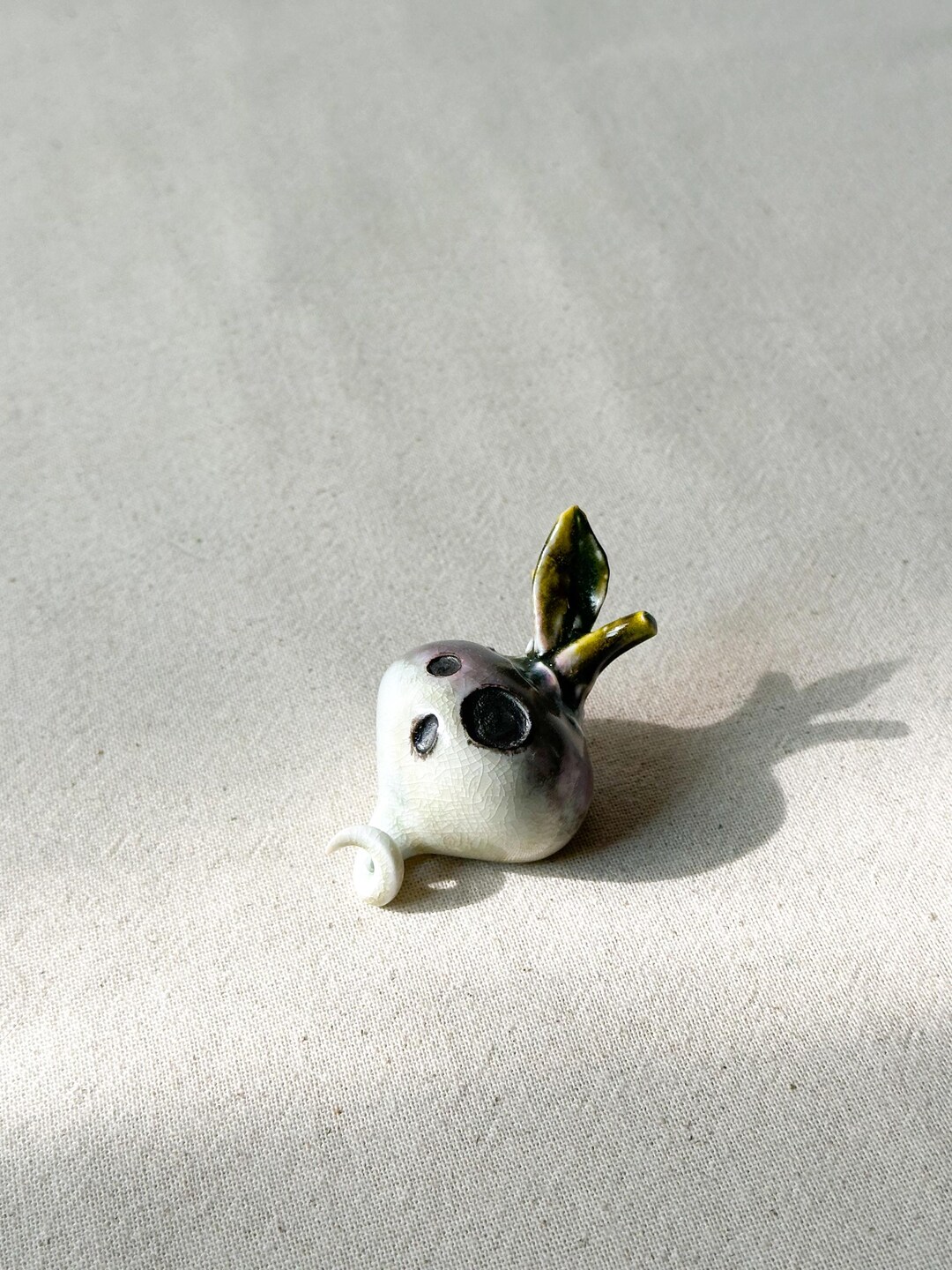 Jack-o’-lantern Figurine, Samhain , Halloween Turnip, Ceramic Turnip ...