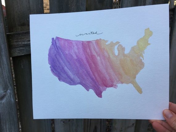 Map of the United States - Etsy